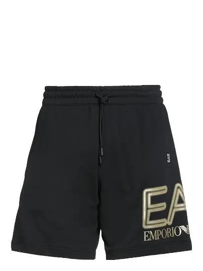 EA7 Athletic French Terry Shorts - Black