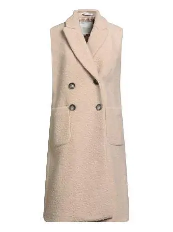 EMMA & GAIA Double-breasted Coat - White
