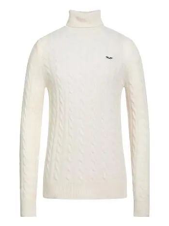 ARMATA DI MARE Turtleneck Lambswool-nylon Knit Sweater - Off White