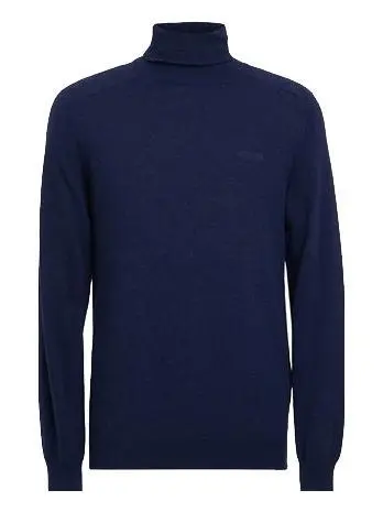 JOHNNY LAMBS Turtleneck Knit Top - Navy