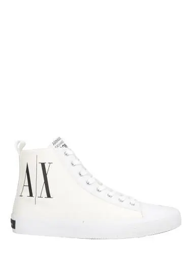 Armani Exchange Icon Period High-top Sneakers - Off White