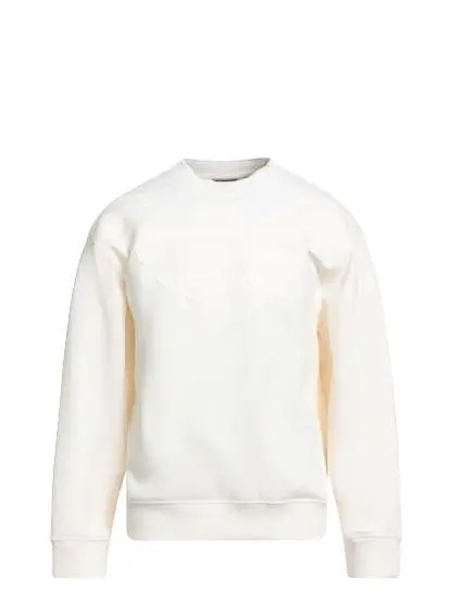 Emporio Armani Sweatshirt In Cotton, Polyester, And Elastane - White