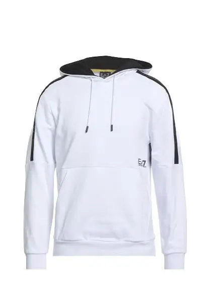 EA7 Hooded Sweatshirt With Logo - White