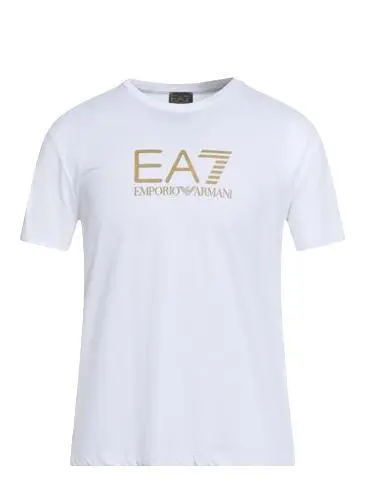 EA7 T-shirt Size Cotton - White