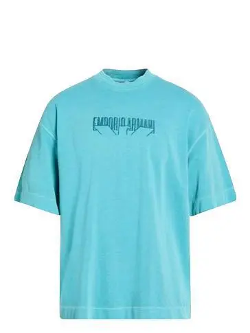 Emporio Armani T-shirt Cream Size Cotton - Blue