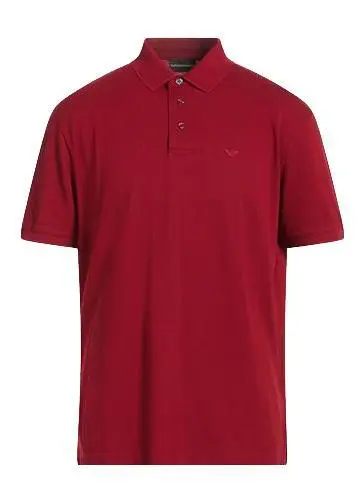 Emporio Armani Polo Shirt Brick Size Cotton - Red