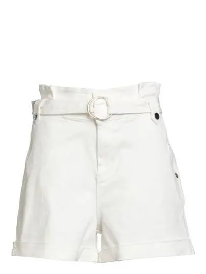 REBEL QUEEN BY LIU •JO Denim Shorts - White