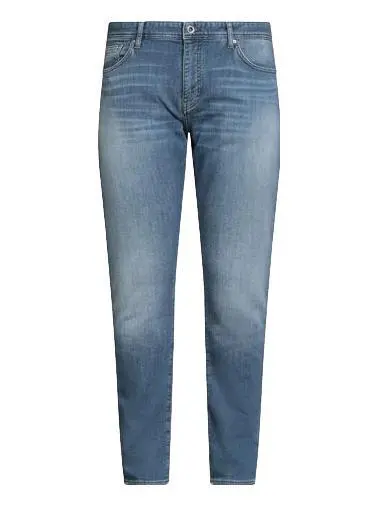 Armani Exchange Tapered Jeans With Logo - Blue