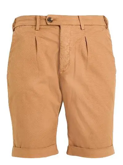LIU •JO MAN Cotton-elastane Bermuda Shorts - Beige