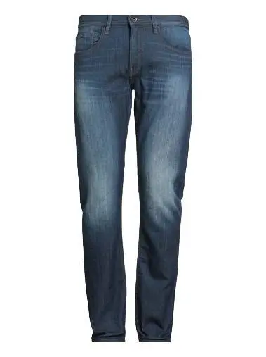 Armani Exchange Tapered Jeans With Five Pockets - Blue