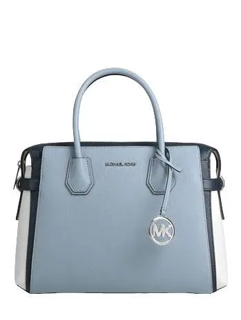 Designer Bags White And Navy Blue Michael Kors Purse Women's Michael Kors  Blue Handbags Editorialist