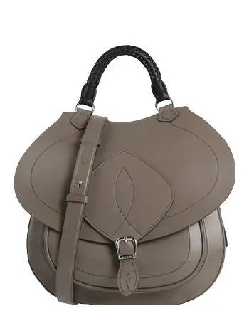 MAISON MARGIELA Leather Flap Bag - Grey