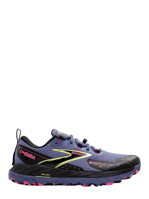 Brooks Cascadia 18 Gore-tex Sneakers - Grey Blue/black/pink