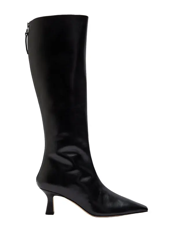 AeydĒ Klea 60 Leather Knee-high Boots - Black