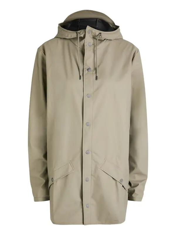 Rains W3 Hooded Waterproof Jacket - Sage