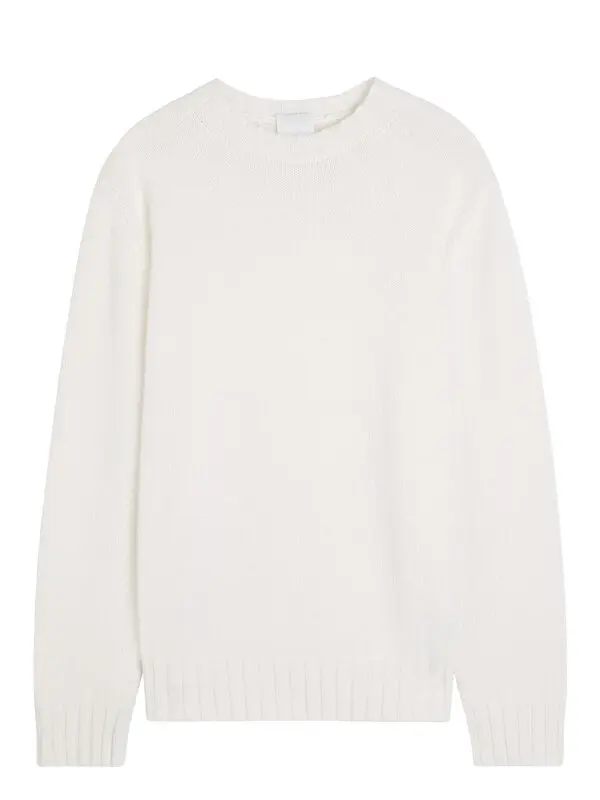 ALLUDE Cashmere Jumper - Ecru