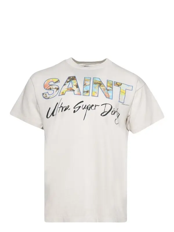 SAINT MXXXXXX Super Dirty Short Sleeve Tee - White