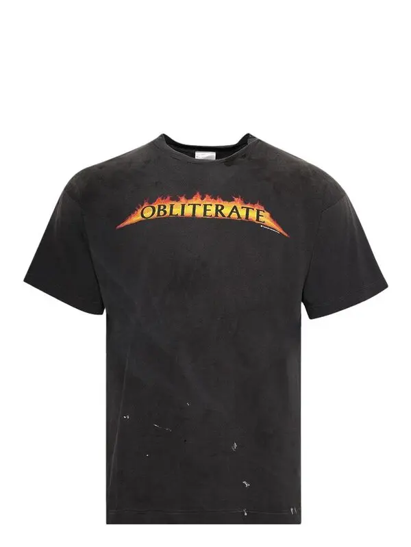 SAINT MXXXXXX Obliterate Short Sleeve Tee - Black