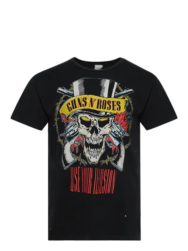 MadeWorn Guns N Roses Tee Coal - Black