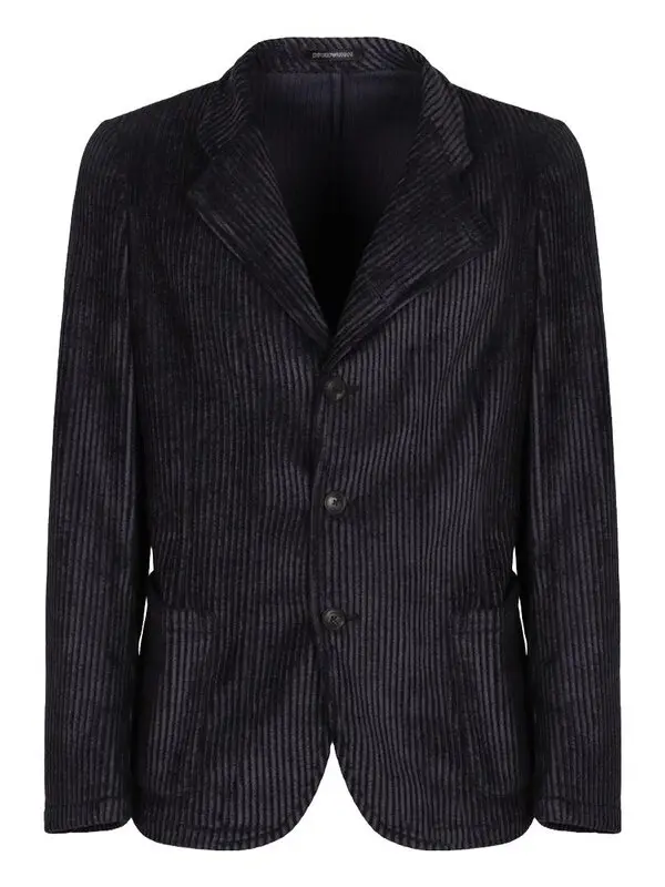 Emporio Armani Corduroy Blazer - Blue