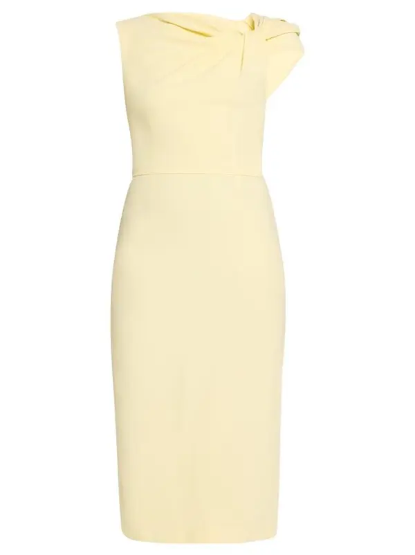 Givenchy Draped Sleeveless Midi Dress - 155-butter