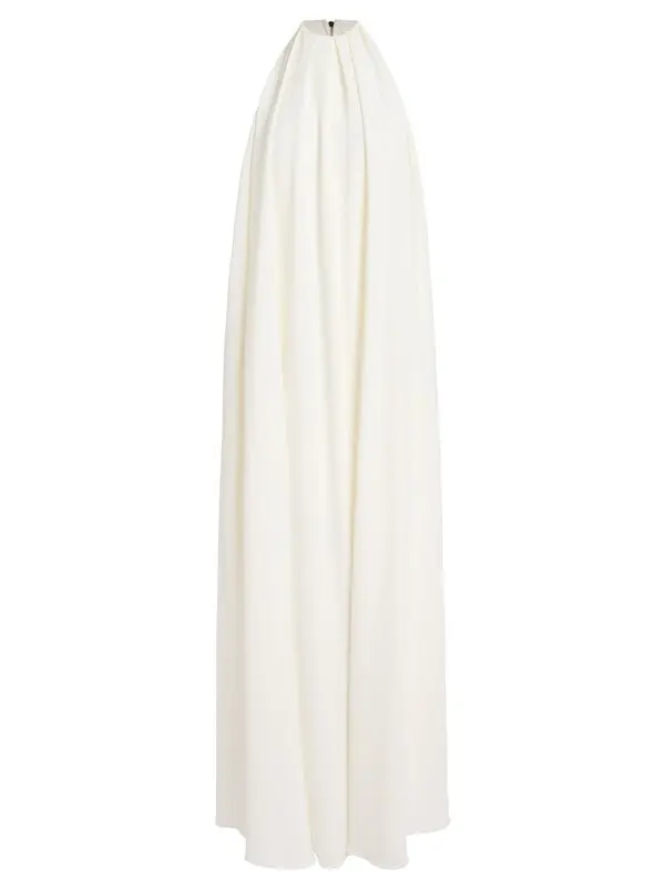 Givenchy Draped Crepe Gown - Ivory
