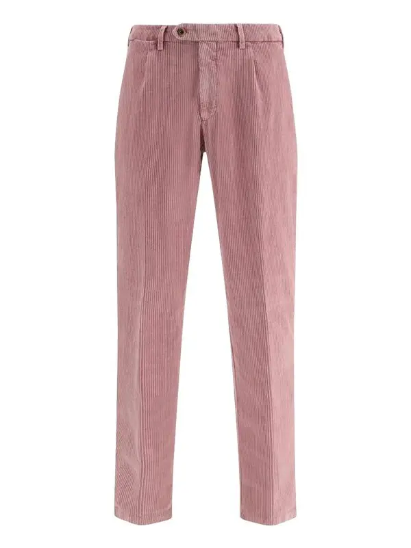 GERMANO 1952 Straight Cut Corduroy Pants - Pink