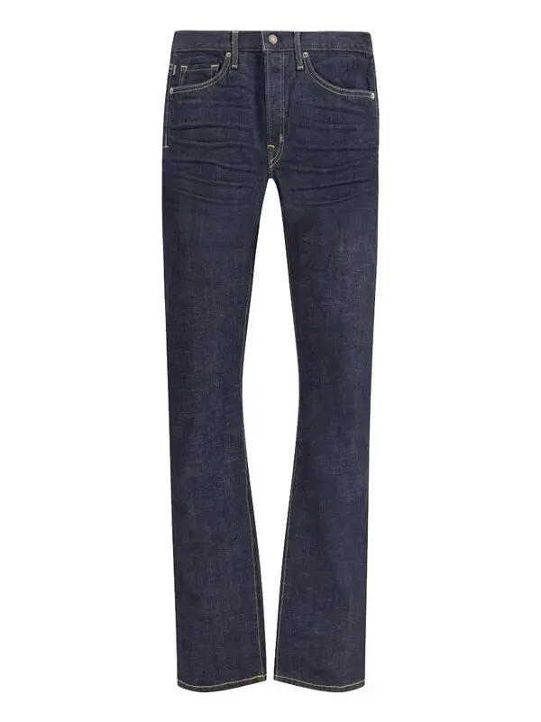 TOM FORD Straight Selvedge Jeans - Blue