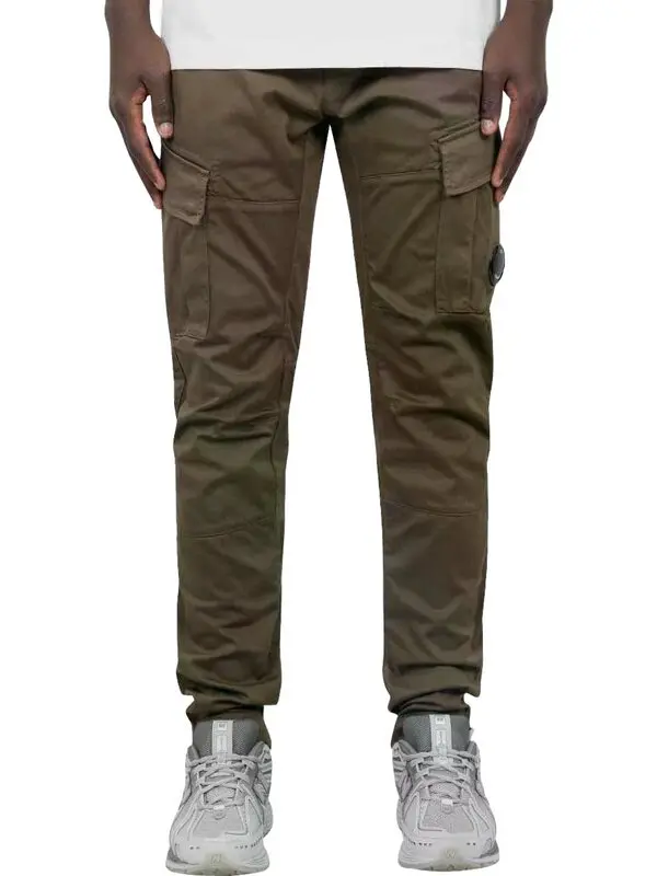 C.P. COMPANY Lens-detail Cargo Trousers - Brown