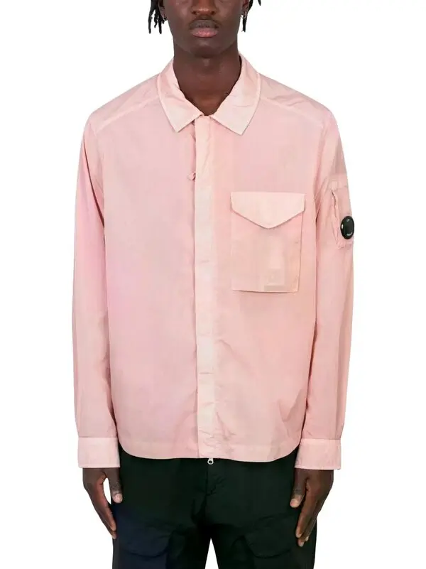 C.P. COMPANY Chrome-r Pocket-detail Shirt - Pink