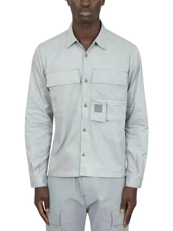 C.P. COMPANY Multi-pocket Organic-cotton Shirt - Grey