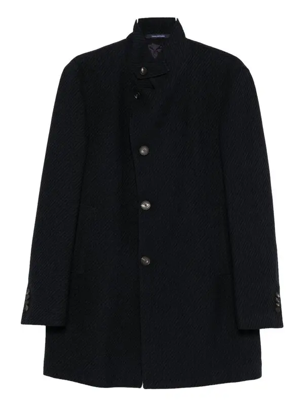 Tagliatore Gordon' Turtleneck Coat - Blue