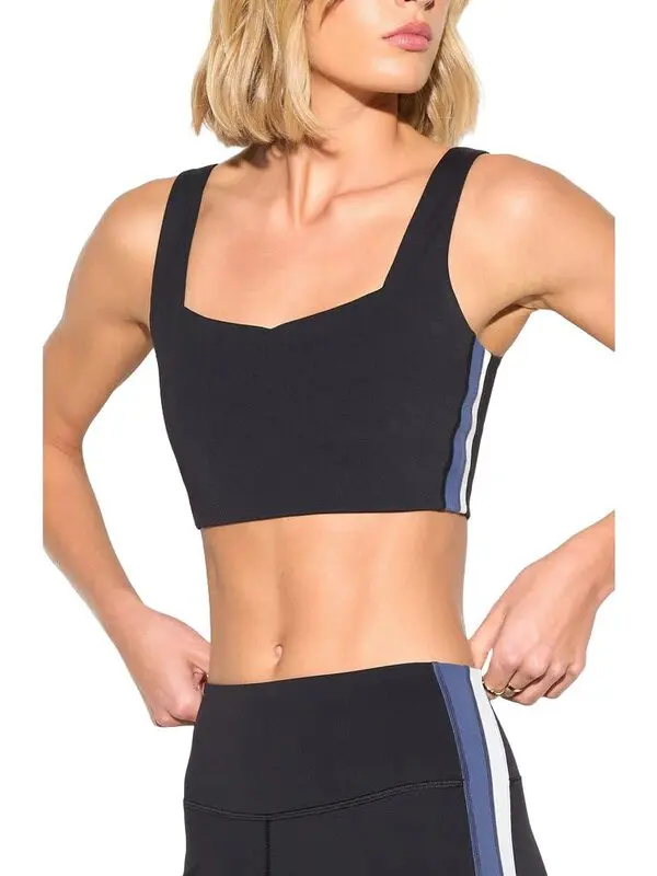 Spiritual Gangster Ezra Longline Sports Bra - Black