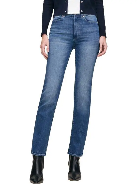 DL1961 Halle Straight Instasculpt™ High-rise Jeans - Oceanside