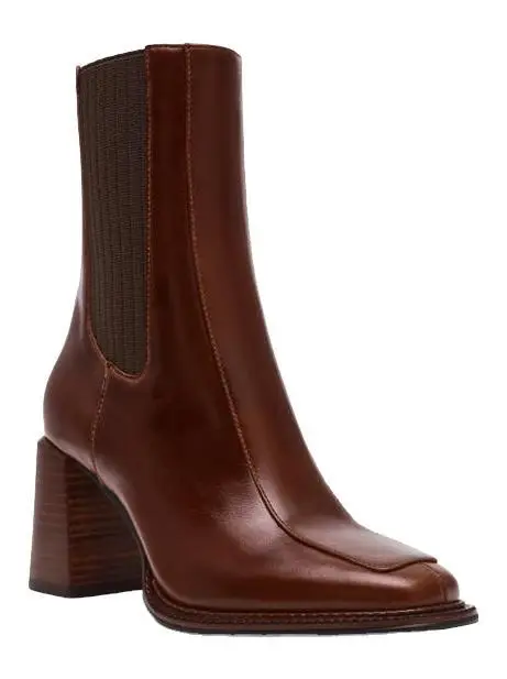 Steve Madden Downtown Chelsea Boot - Brown Leather