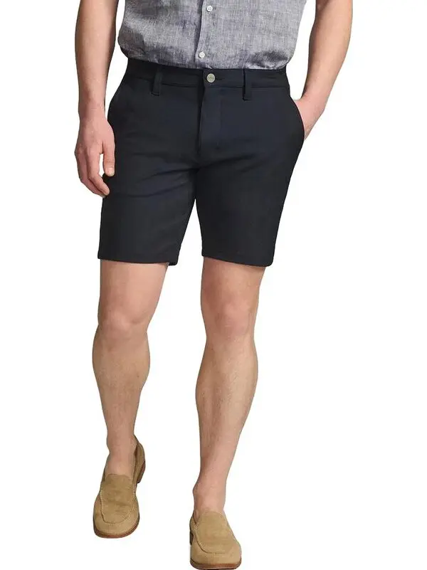 34 Heritage Flat Front Chino Shorts - Midnight Commuter Luxe