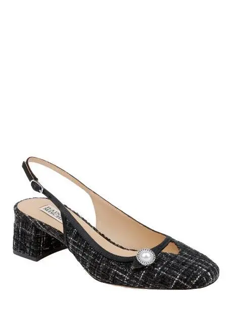 Badgley Mischka Veera Slingback Pumps - Black Multi