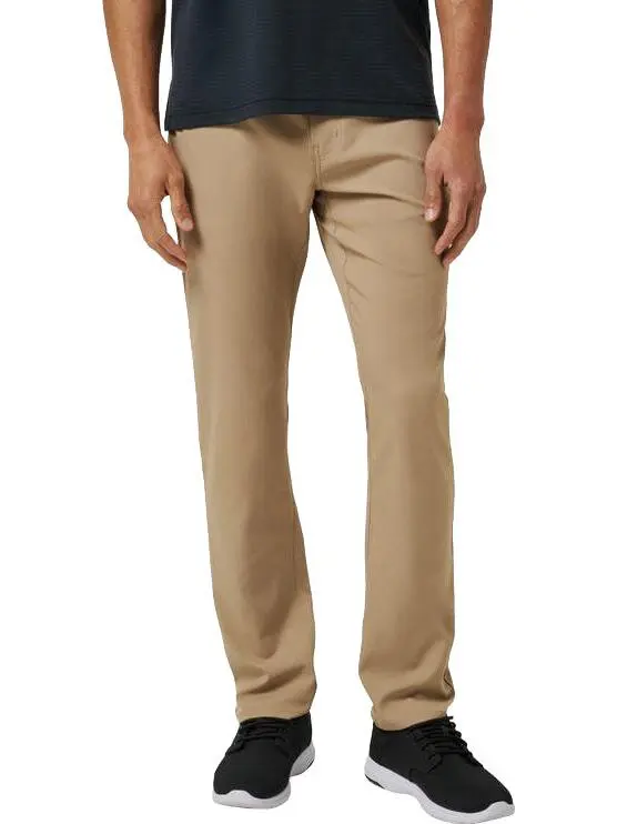Travis Mathew Open To Close 2.0 Five-pocket Pants - Khaki