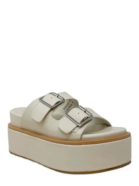 SHU SHOP Lucinda Platform Slide Sandal - Stone