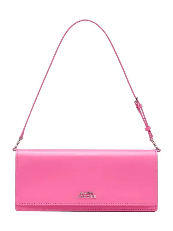 Marc Jacobs The Mirror Leather Shoulder Bag - Bow Pink