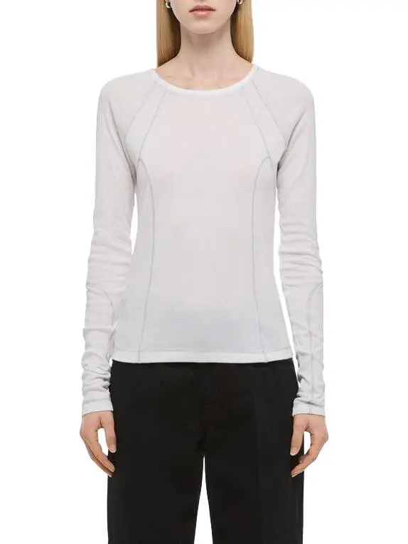 Helmut Lang Bmx Raglan Top - Optic White