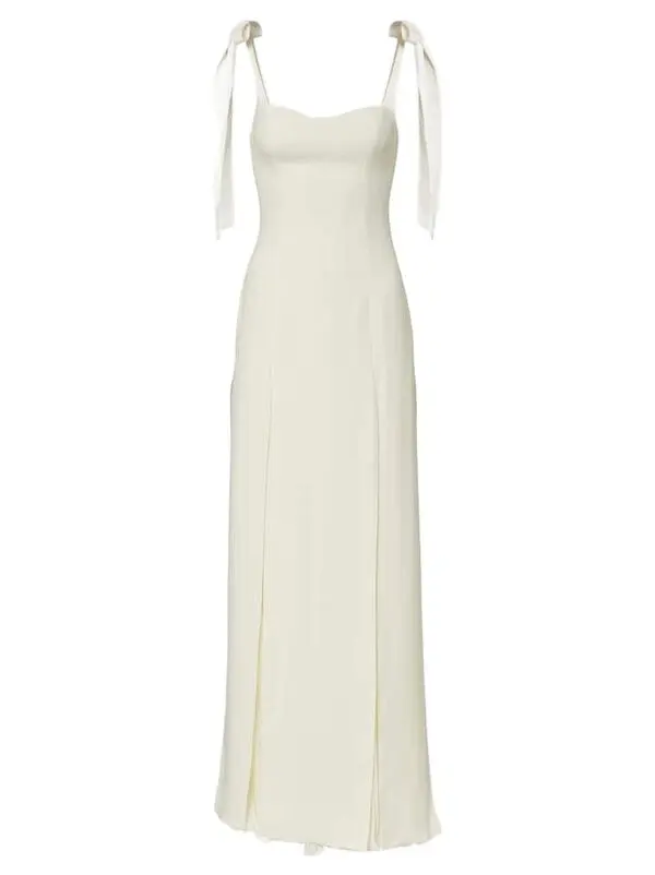 MARMAR HALIM Bow-detail Gown - Yellow