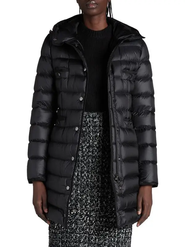 Moncler Hirma Down Long Parka - Black