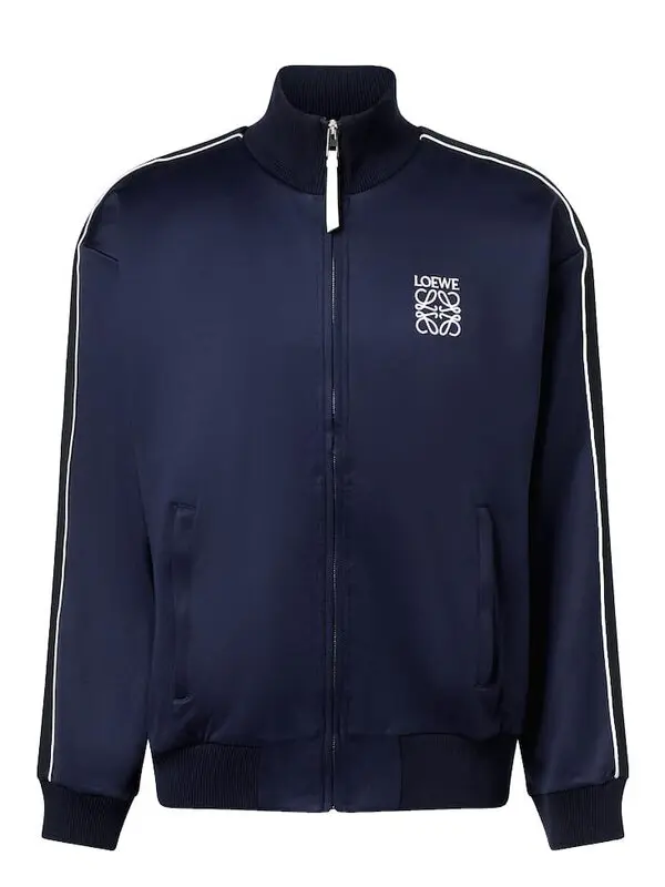 Loewe Anagram Jersey Track Jacket - Blue