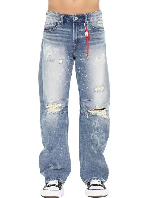 CULT OF INDIVIDUALITY Grunge 607 Baggy Jeans - Icy