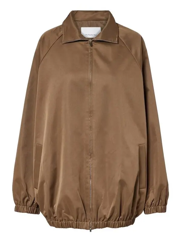 THE FRANKIE SHOP Baxter Oversized Blouson - Brown