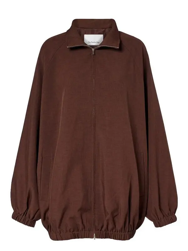 THE FRANKIE SHOP Baxter Oversized Blouson - Brown