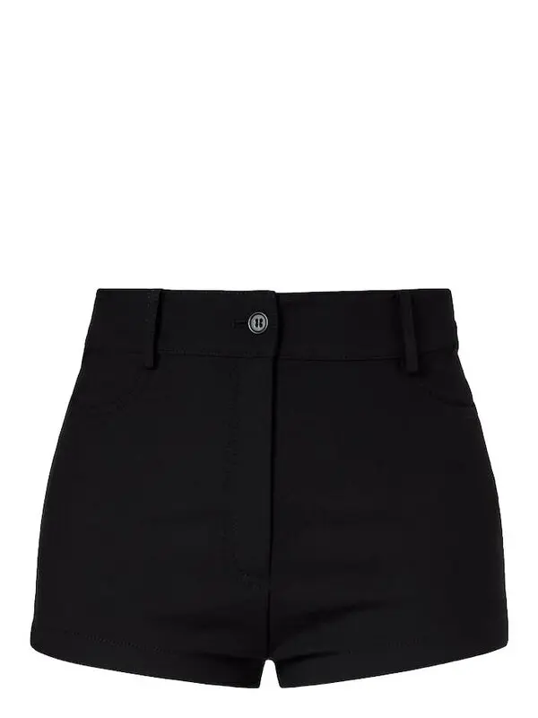 THE FRANKIE SHOP Leon High-rise Shorts - Black