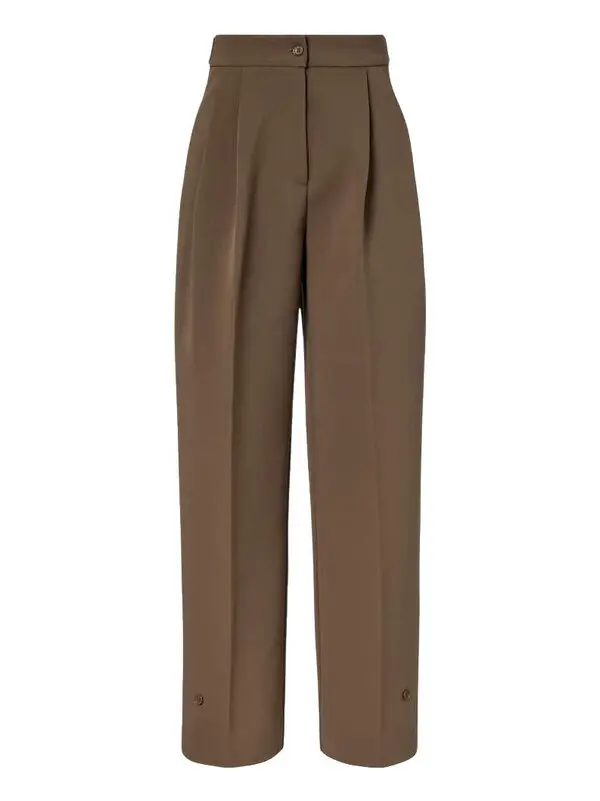 THE FRANKIE SHOP Doyer Wide-leg Trousers - Brown