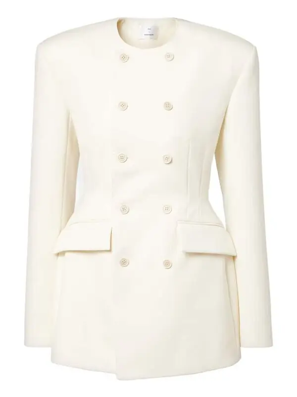 Wardrobe.NYC Rhw Double-breasted Minidress - White